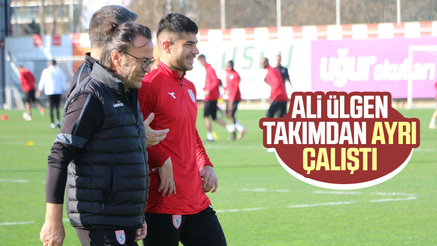 Samsunsporlu Ali Ülgen takımdan ayrı çalıştı - Samsun Haber, Samsun Son ...