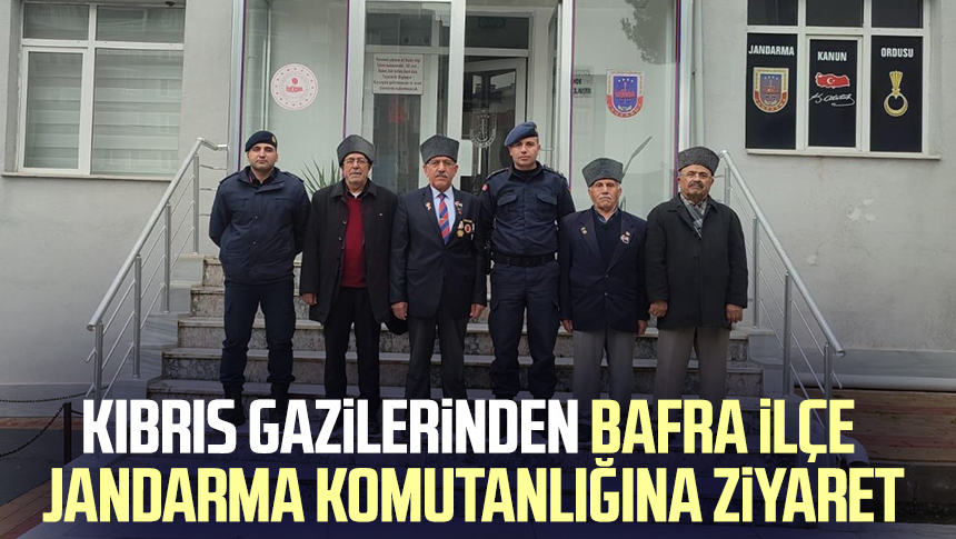 Kıbrıs gazilerinden Bafra İlçe Jandarma Komutanlığına ziyaret - Samsun ... Kıbrıs gazilerinden Bafra İlçe Jandarma Komutanlığına ziyaret - Samsun ...
