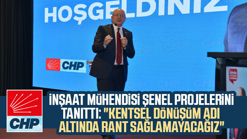 CHP İlkadım Belediye Başkan Adayı Murat Şenel projelerini tanıttı ...